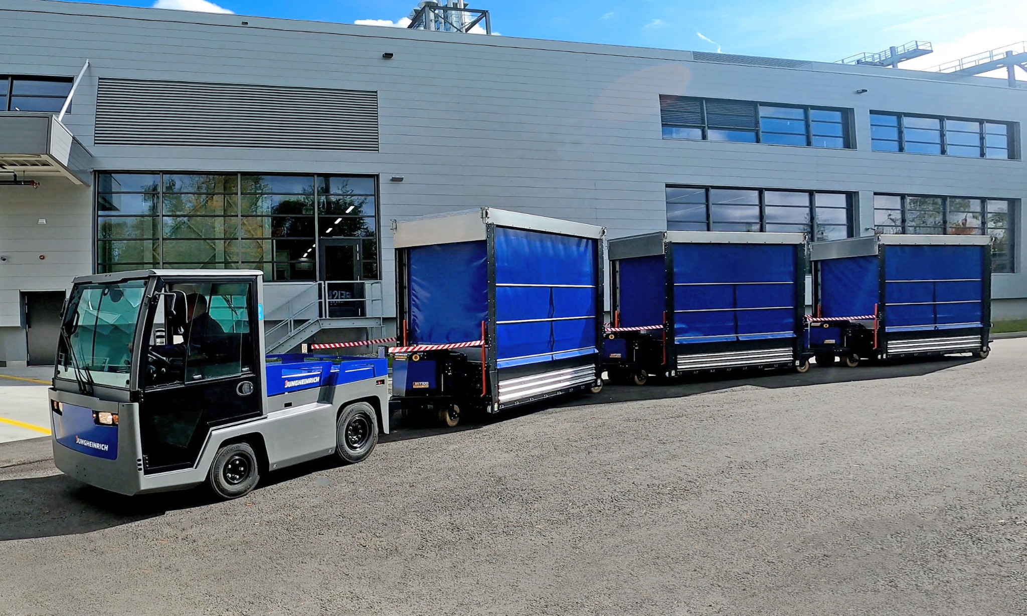 Routenzug Industry Train im Maschinenbau
